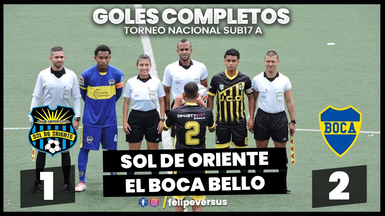 Goles Completos Sol de oriente vs El Boca Bello - YouTube