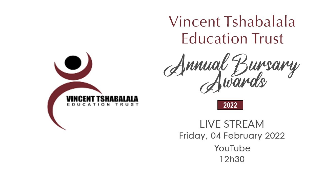 VINCENT TSHABALALA EDUCATION TRUST ANNUAL BURSARY AWARDS - YouTube