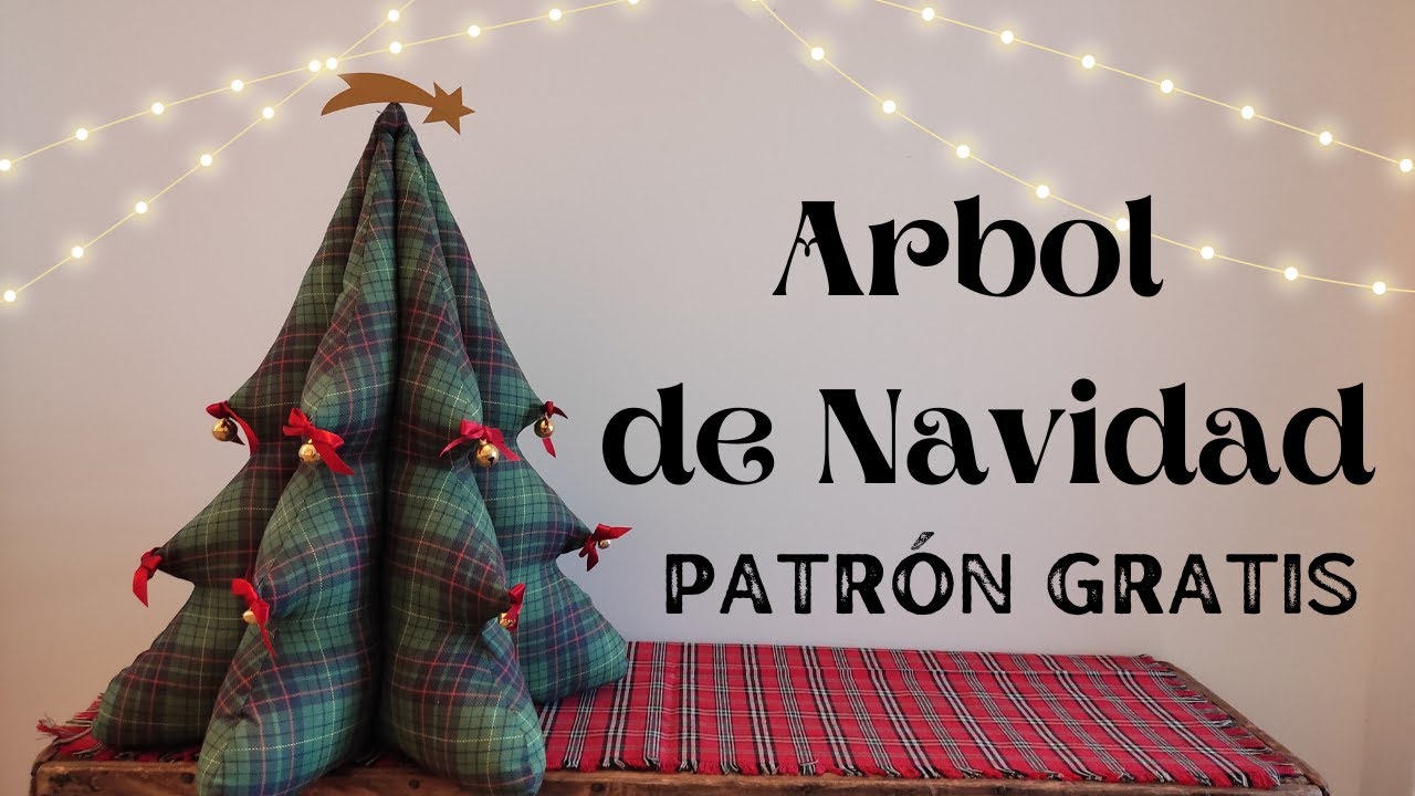 🎁🎄 ÁRBOL de NAVIDAD de TELA 🌟Tutorial DIY con Patrón GRATIS 🌟 - YouTube