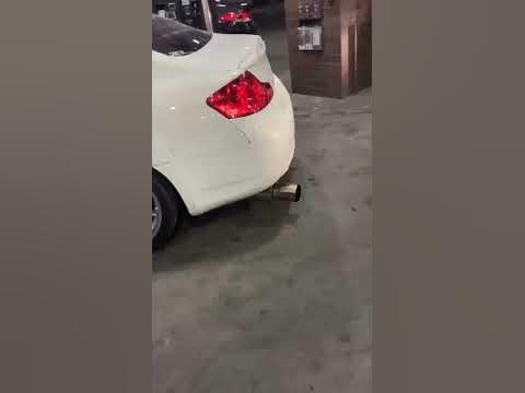 G37 Sedan Full ISR single exit exhaust W/tune - YouTube