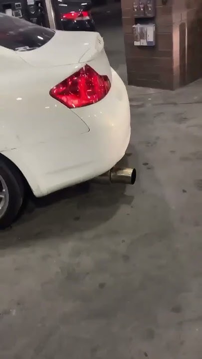 G37 Sedan Full ISR single exit exhaust W/tune - YouTube