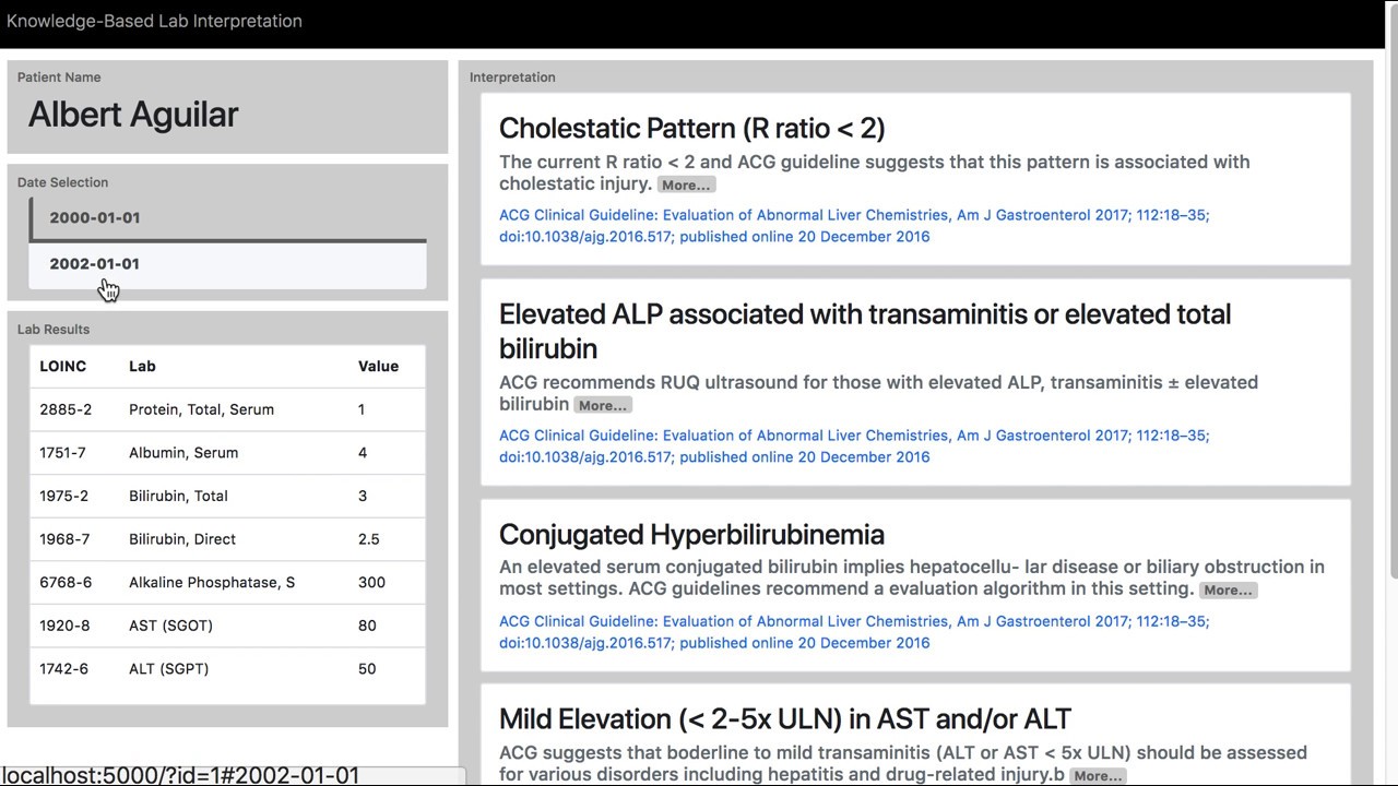 Hepatic Function Panel Clinical Decision Support FHIR App - YouTube