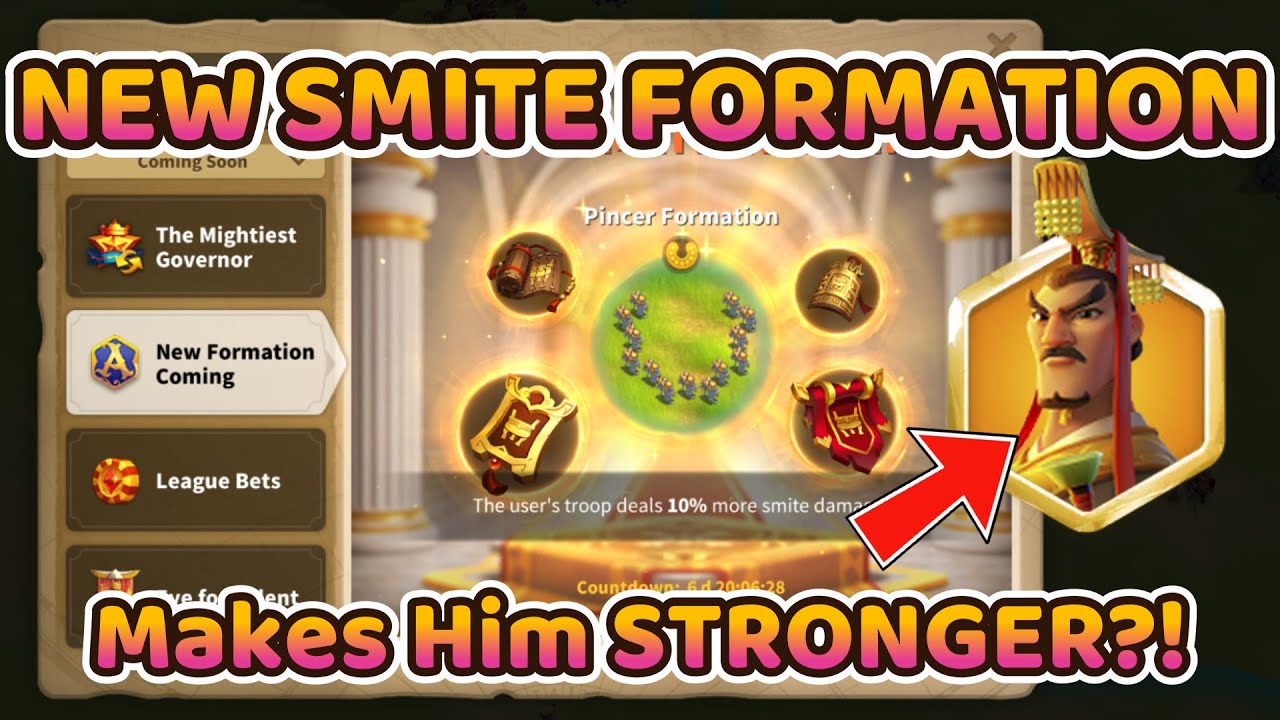 Pincer [Smite] Formation is COMING! MUST INVEST?! [Rise of Kingdoms ...