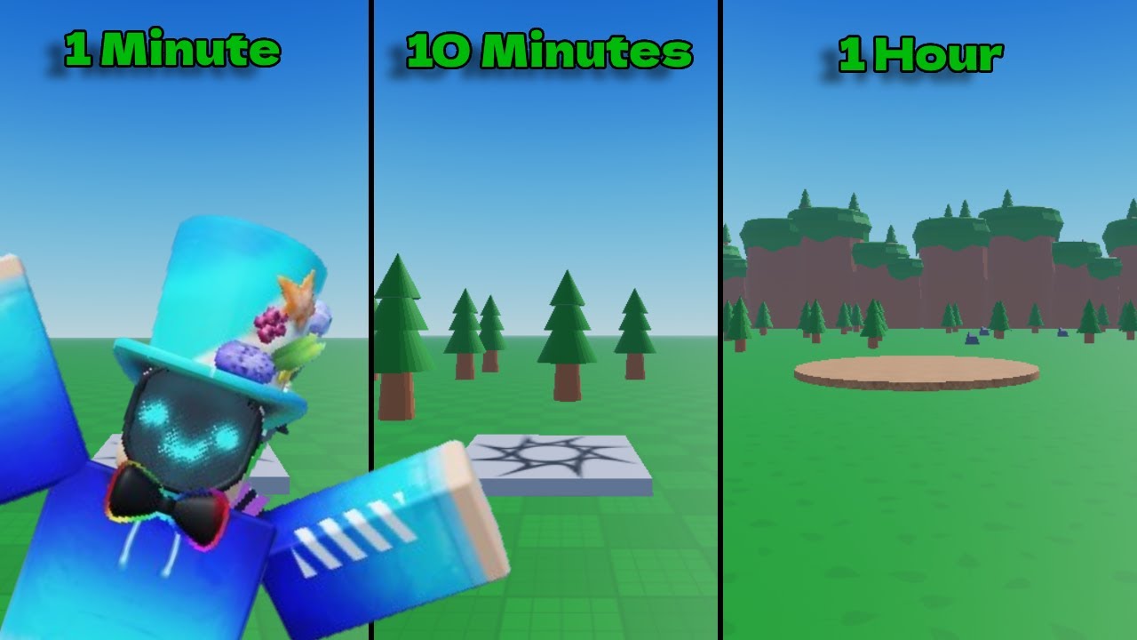1 Minute VS 10 Minute VS 1 Hour Game - YouTube