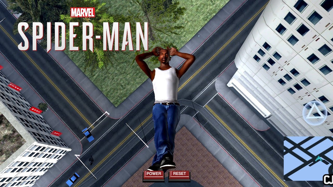 Marvel's Spider-Man Remastered Mod Playing as CJ - GTA SA Android - YouTube