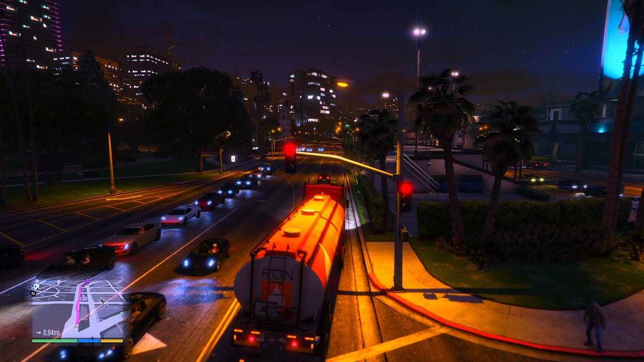 Grand Theft Auto V - Ron Gas to The City - YouTube