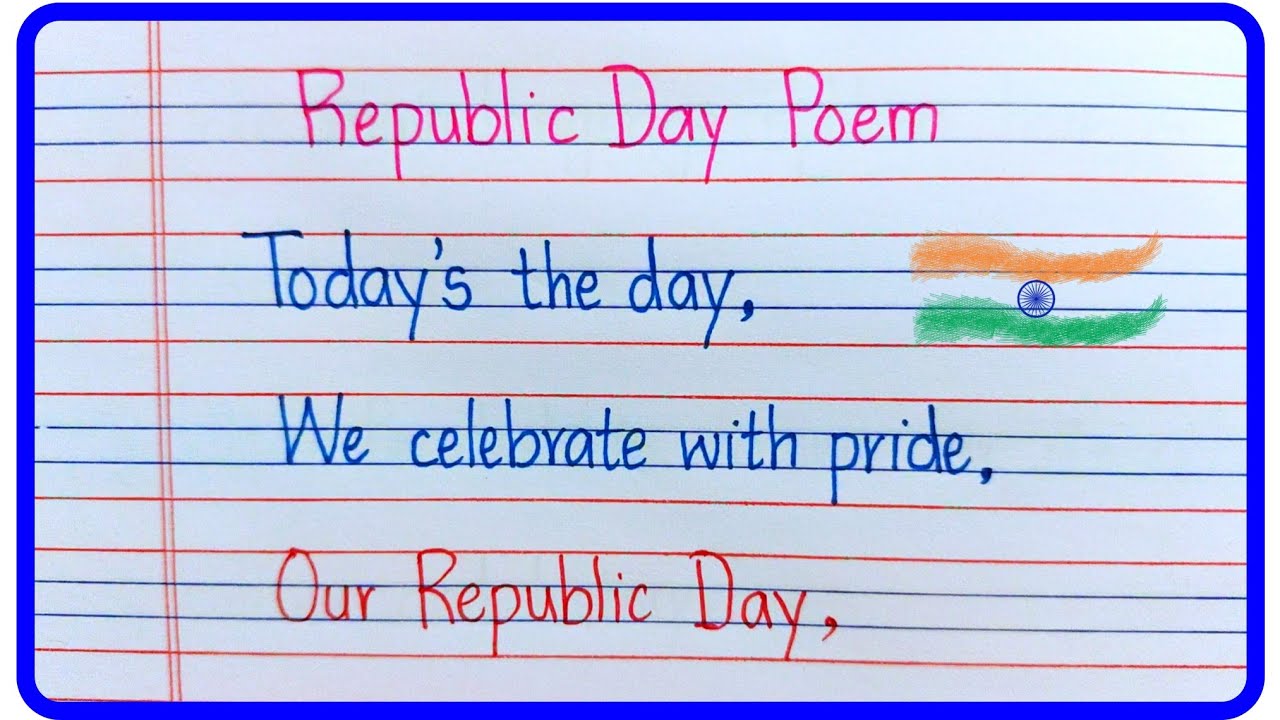 Republic Day Poem English 2025 | Short Poem on Republic Day | 26 ...