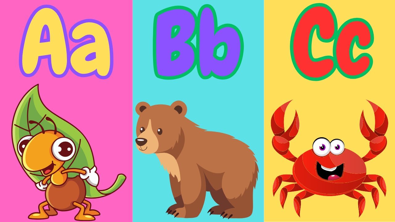 🎵 Fun ABC Song for Kids! | Learn the Alphabet with Animals A-Z 🐻🦓 - YouTube