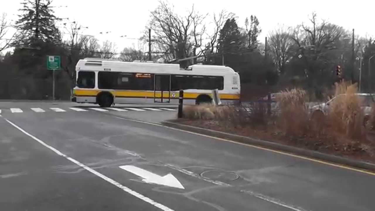 MBTA Neoplan AN440 Electric Trolley Bus - YouTube
