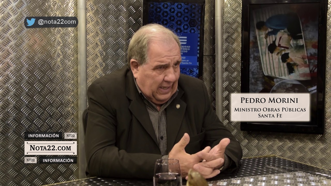Pedro Morini | Ministro de Obras Públicas - YouTube