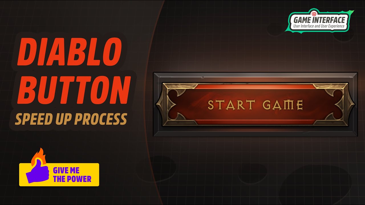 UI Button, Diablo Style. Speed up Process - YouTube