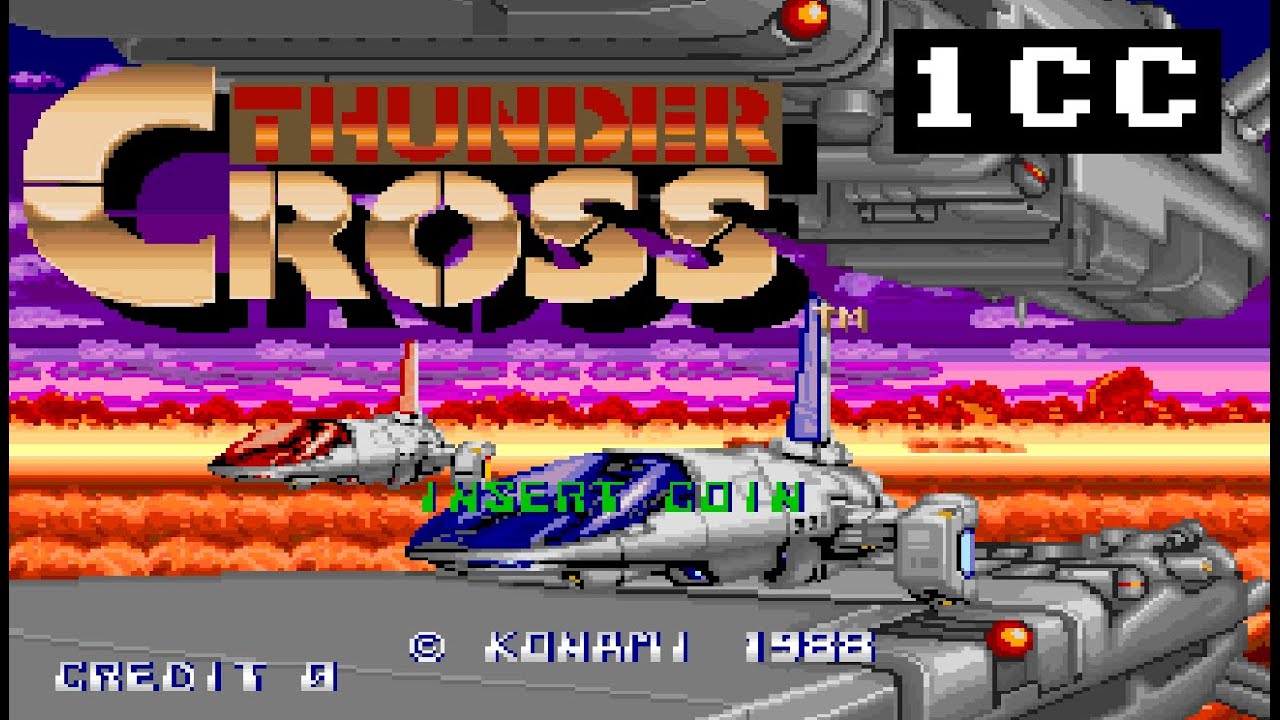 [ARCADE] Thunder Cross (1988) 1CC - YouTube