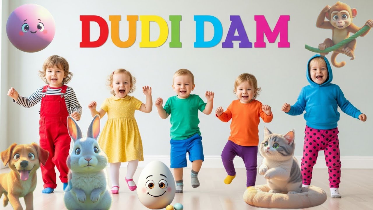 Dudi dam Dudi dam | kids Fun dance video 🥲💃🕺#dudidam #dudidudidam # ...