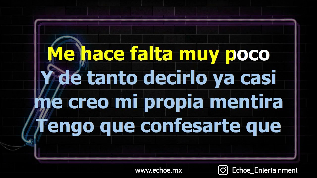 Reik, Christian Nodal - Poco (Versión Karaoke) - YouTube