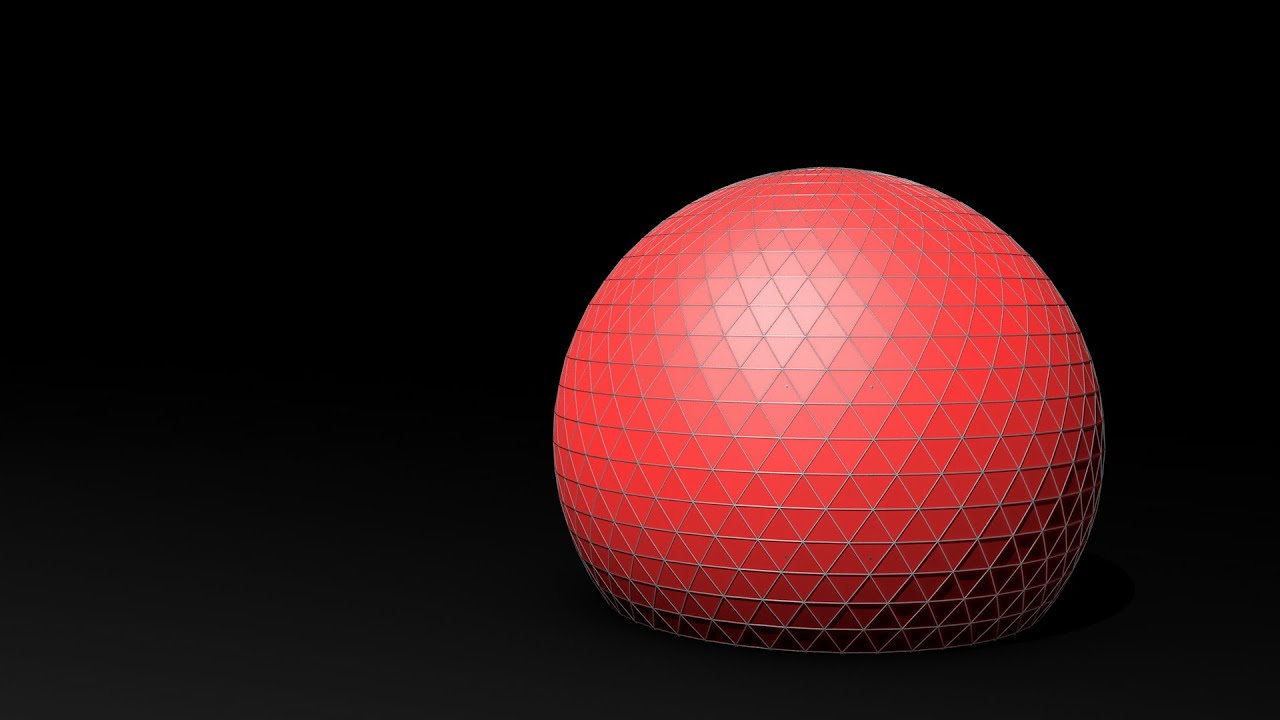 How to create a triodetic dome - YouTube