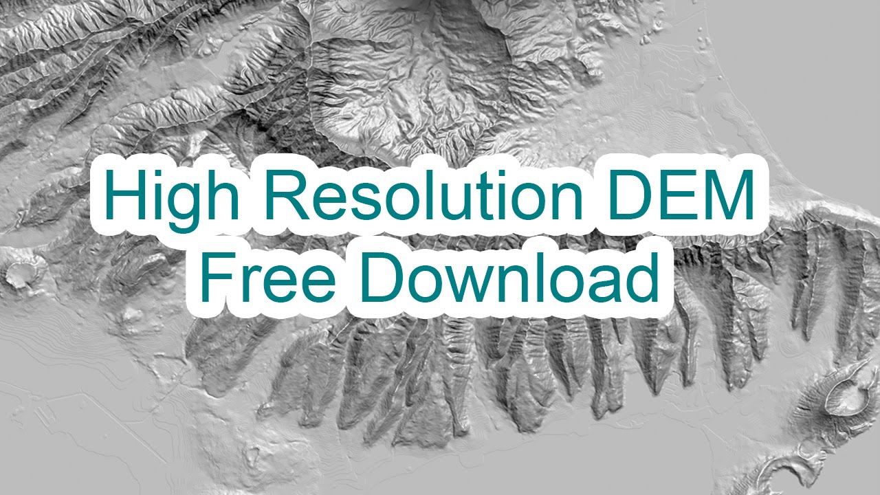 USA DEM 10 meters Free Download - YouTube