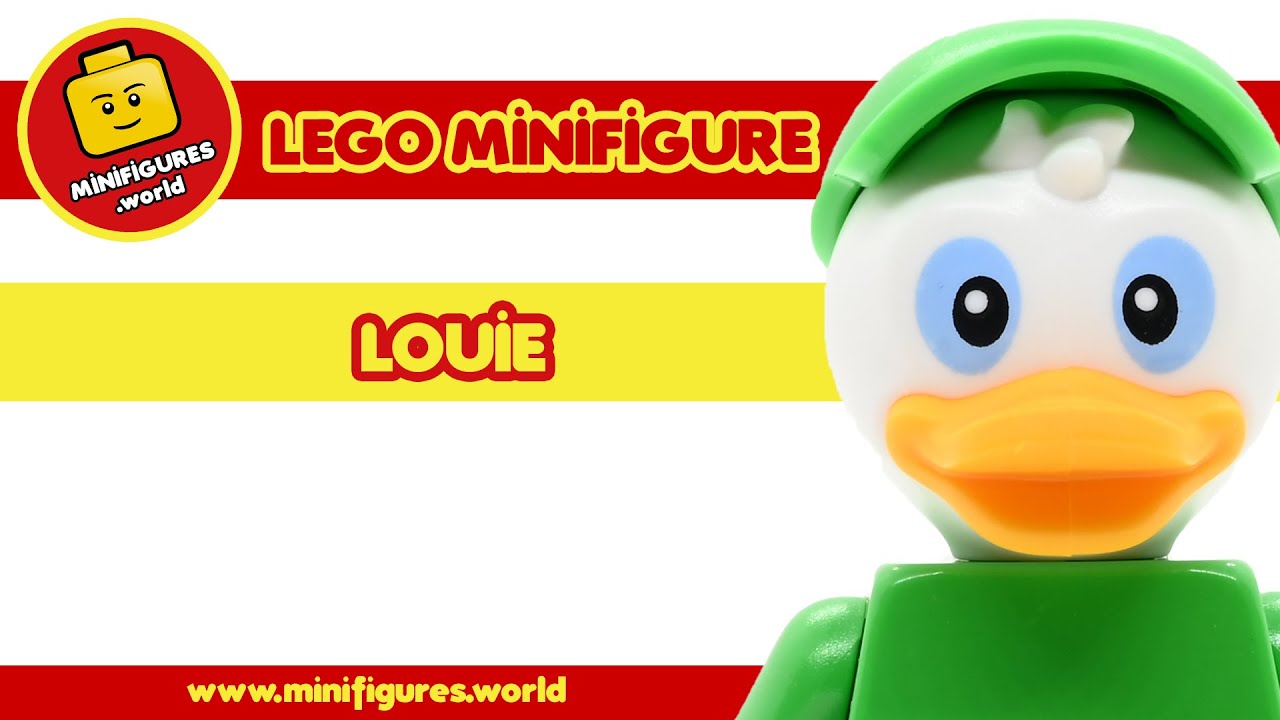 🦆 LEGO minifigure: Louie (dis028) 🦆 [DISNEY SERIES 2] - YouTube