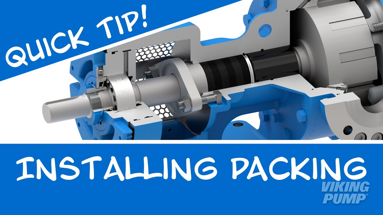Quick Tip: Installing Packing into a Viking Pump - YouTube