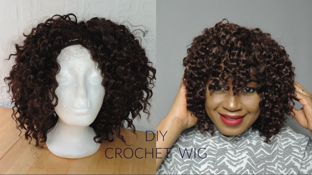 UNDER £5 || LET'S MAKE A SIMPLE CROCHET WIG - YouTube