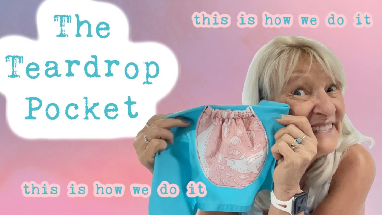 How to Make A Teardrop Pocket! It Won't Make You Cry, I Promise! - YouTube