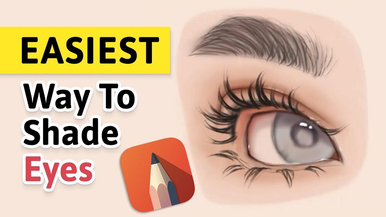 Shading Eyes In Autodesk Sketchbook | Easier The Process, Better The ...