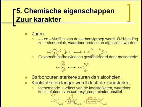 pp7 Zuur karakter van carbonzuren - YouTube