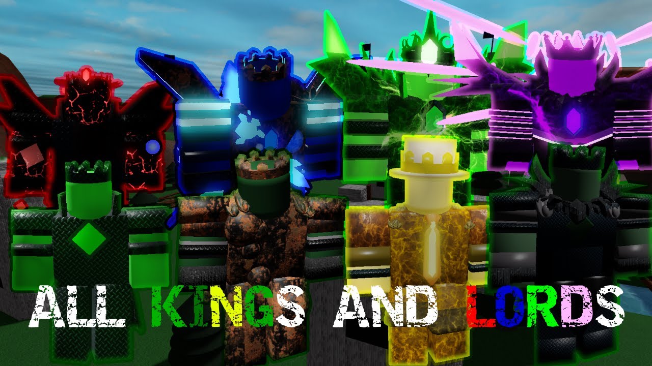 All Kings and Lords in Tower Battles: Battlefront - YouTube