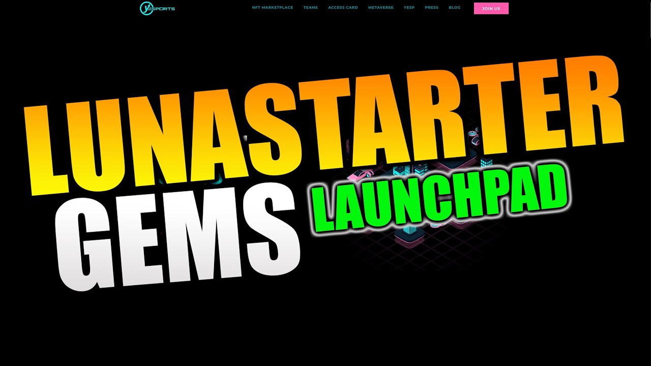LunaStarter - First Tierless Launchpad & Incubator on Terra! Exclusive Gems! - YouTube
