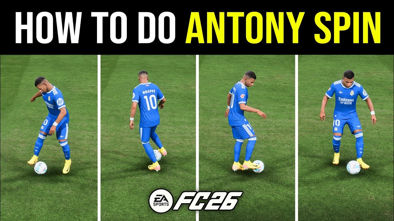 FC 26: How to Do Antony Spin (Step By Step) - YouTube