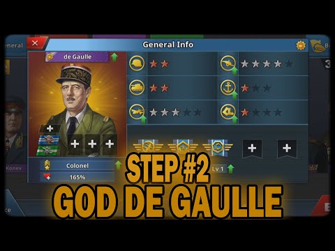 💥 GOD DE GAULLE STEP #2 World Conqueror 4 💥