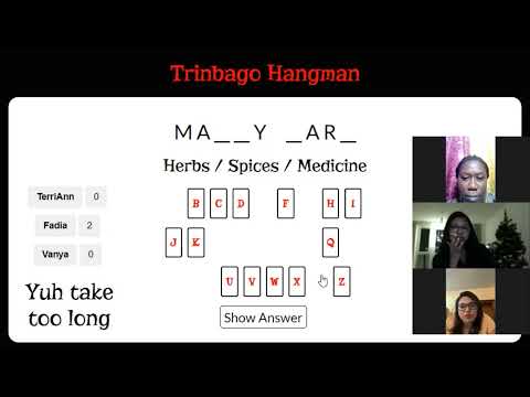 Prelim 8 of 9 - Trinbago Hangman – Gameshow Edition