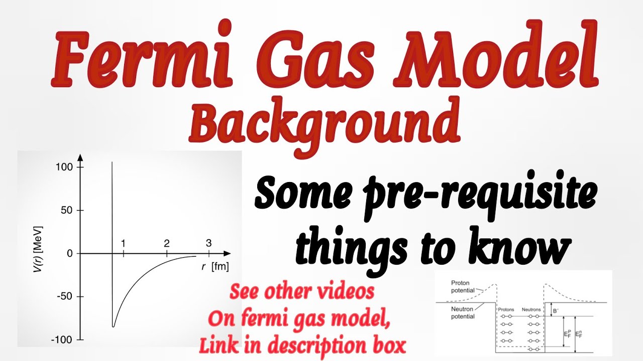 Fermi Gas Model- Background- Some prerequisite things to know. - YouTube
