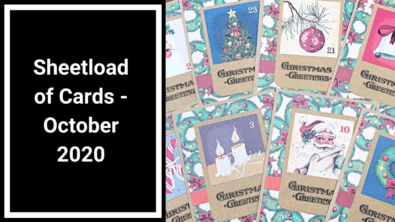 October 2020 Sheetload of Cards Project Share - Using Classic Vintage ...