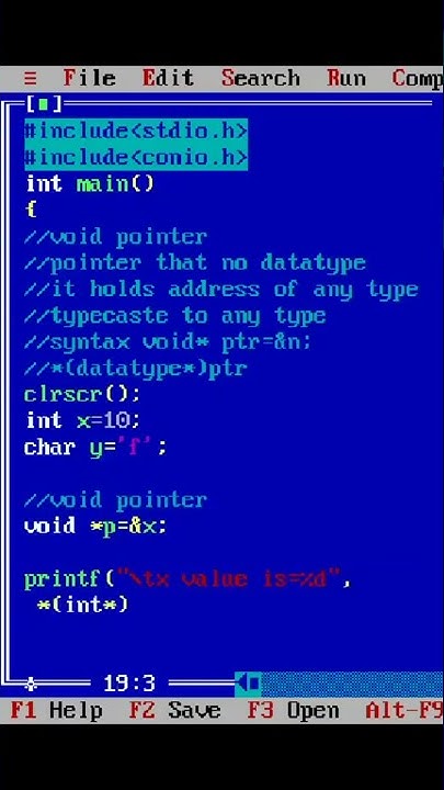 C PROGRAMMING -Void pointer with example #shorts #c #pointers@Tamil Programming - YouTube