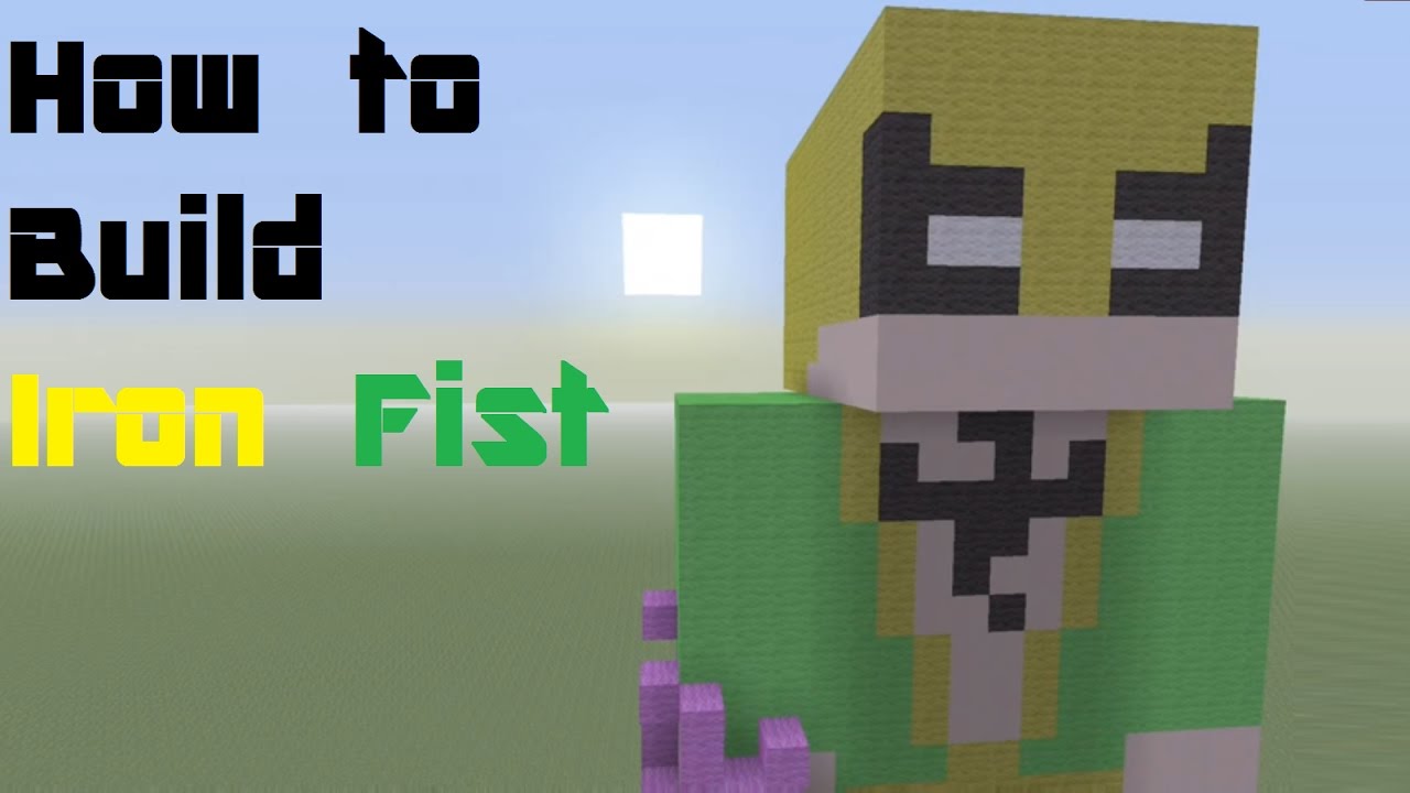 Minecraft | How to Build Iron Fist - YouTube