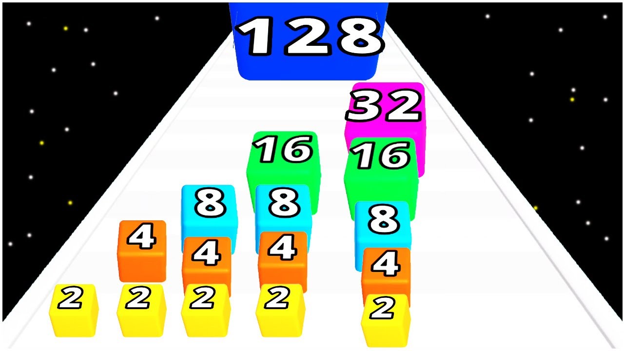 Snake 2048 3D - Gameplay Walkthrough - Levels 1-12 - YouTube