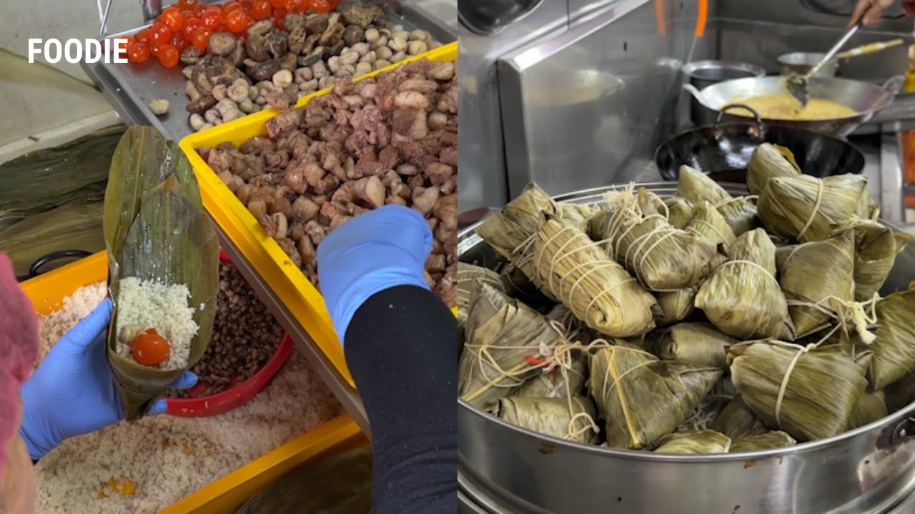 Take a Look On How Traditional Bak Zhang (Rice Dumpling) Is Made! - YouTube
