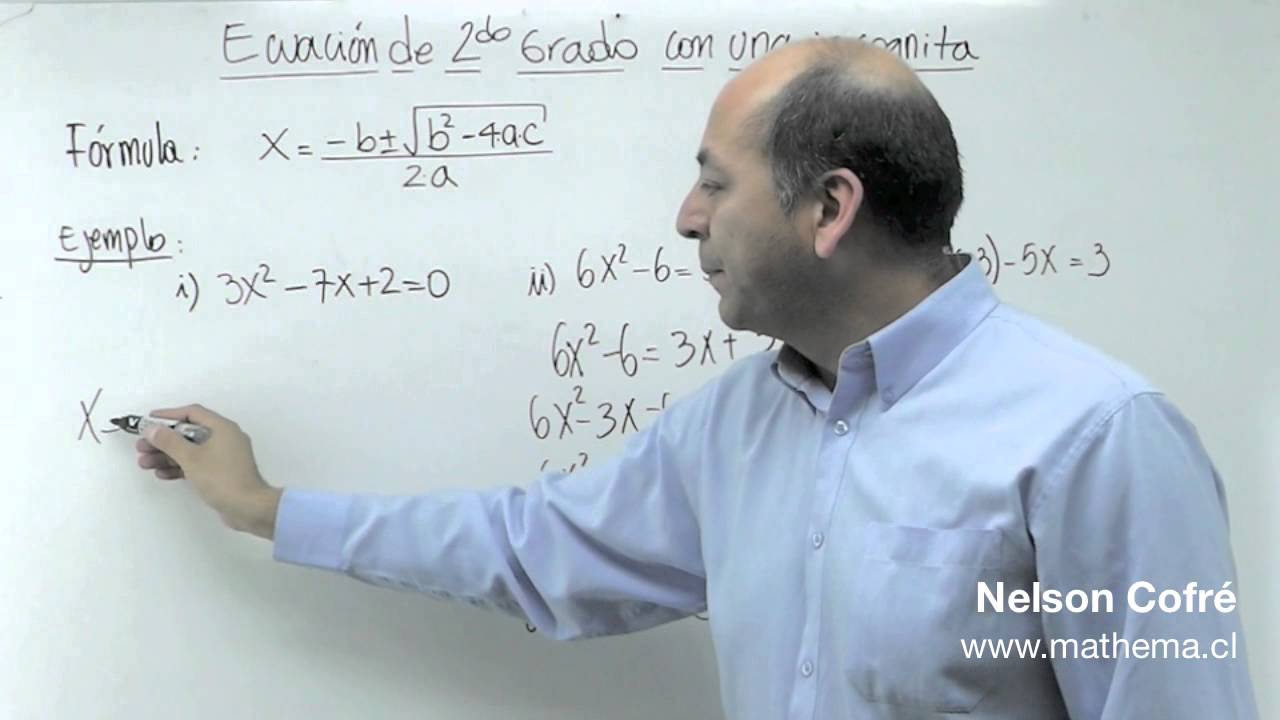Ecuaci n De 2 Grado 3 YouTube