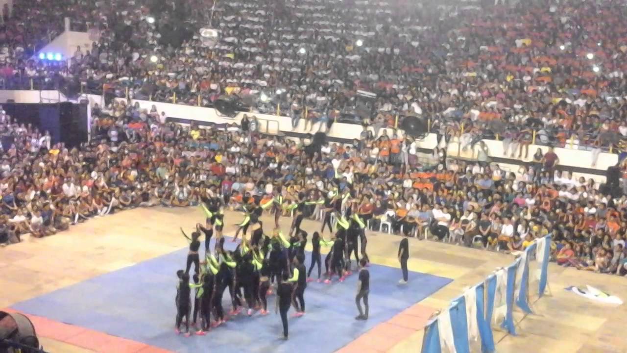 USeP Cheer dance Competition 2015 - CEd FALCONS - YouTube