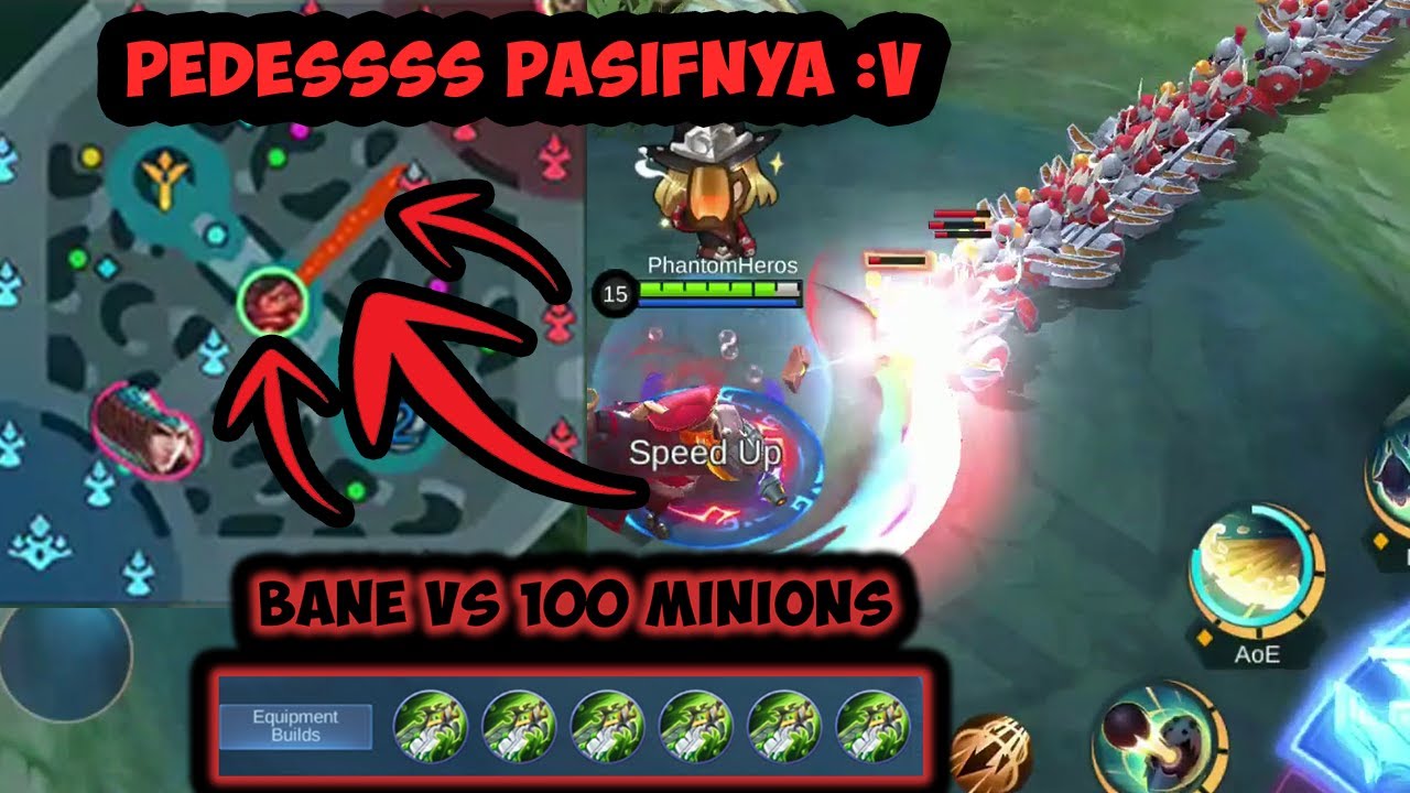 bane vs 100 minions (full bod) - YouTube