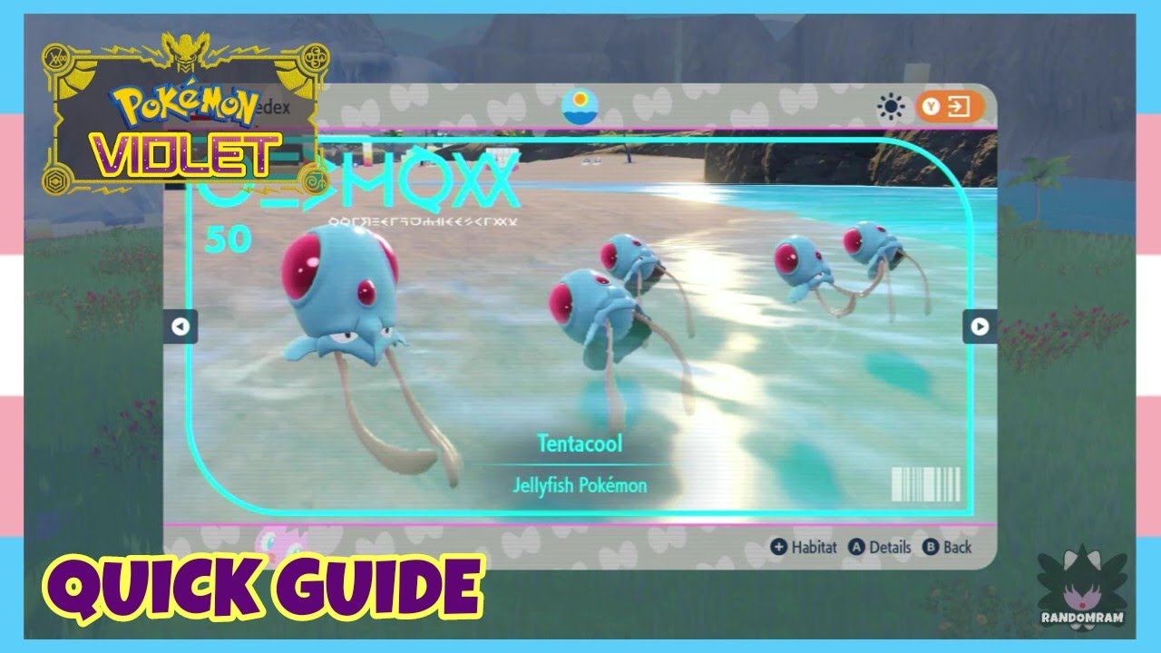 Where To Catch Tentacool In Pokemon Scarlet & Violet *The Indigo Disk ...