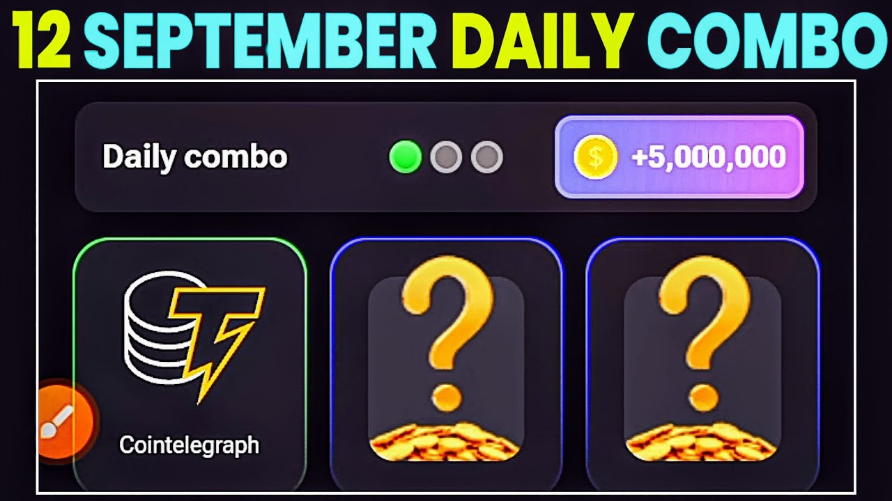 12 september hamster dailycombo || Hamster Combat Daily combo card ...