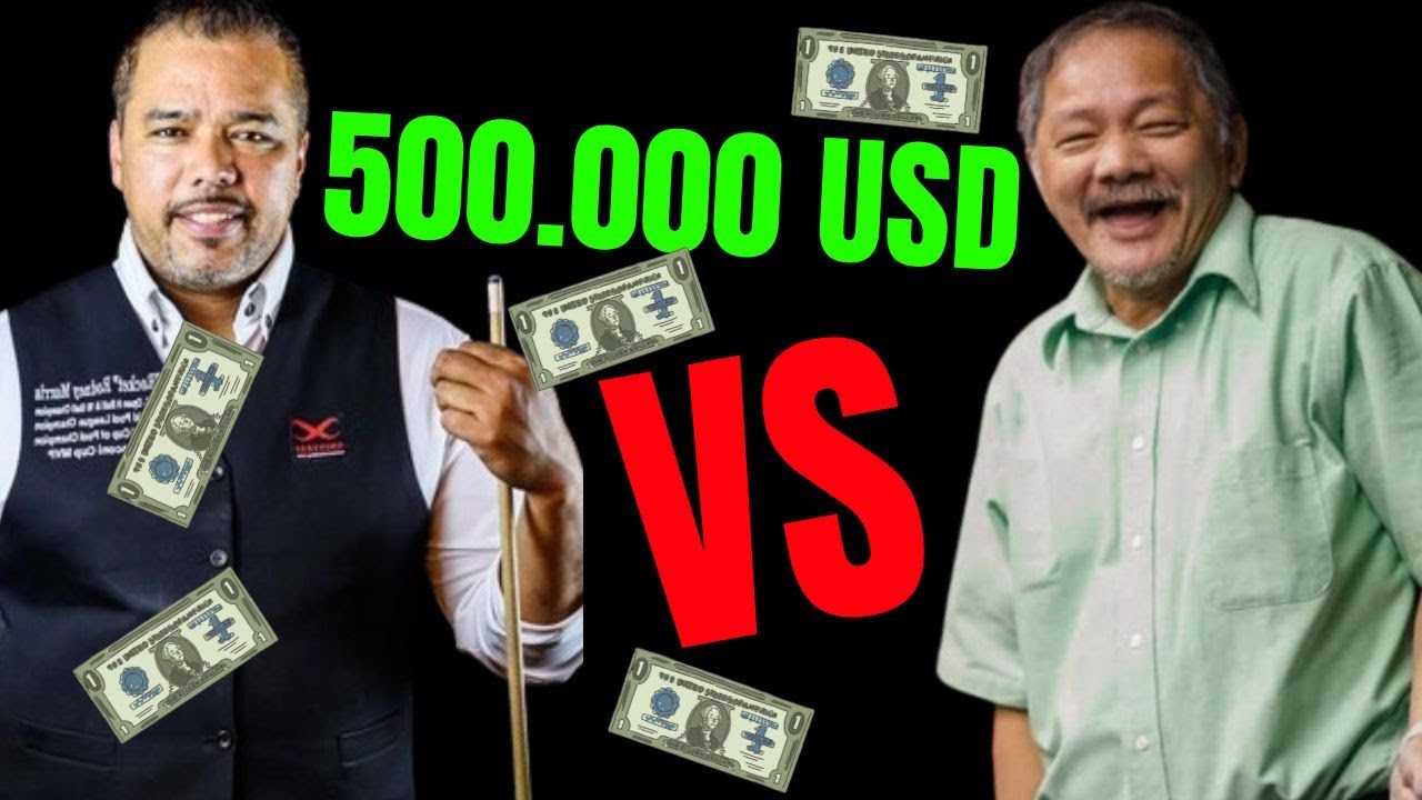 🎱Efren Reyes y Rodney Morris PELEAN a Muerte por 500.000 Dólares - YouTube
