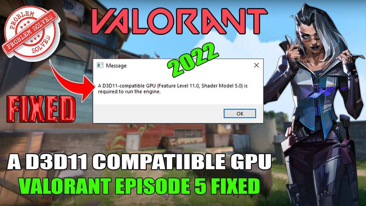 A d3d11-compatible gpu (feature level 11.0 shader model 5.0) is ...