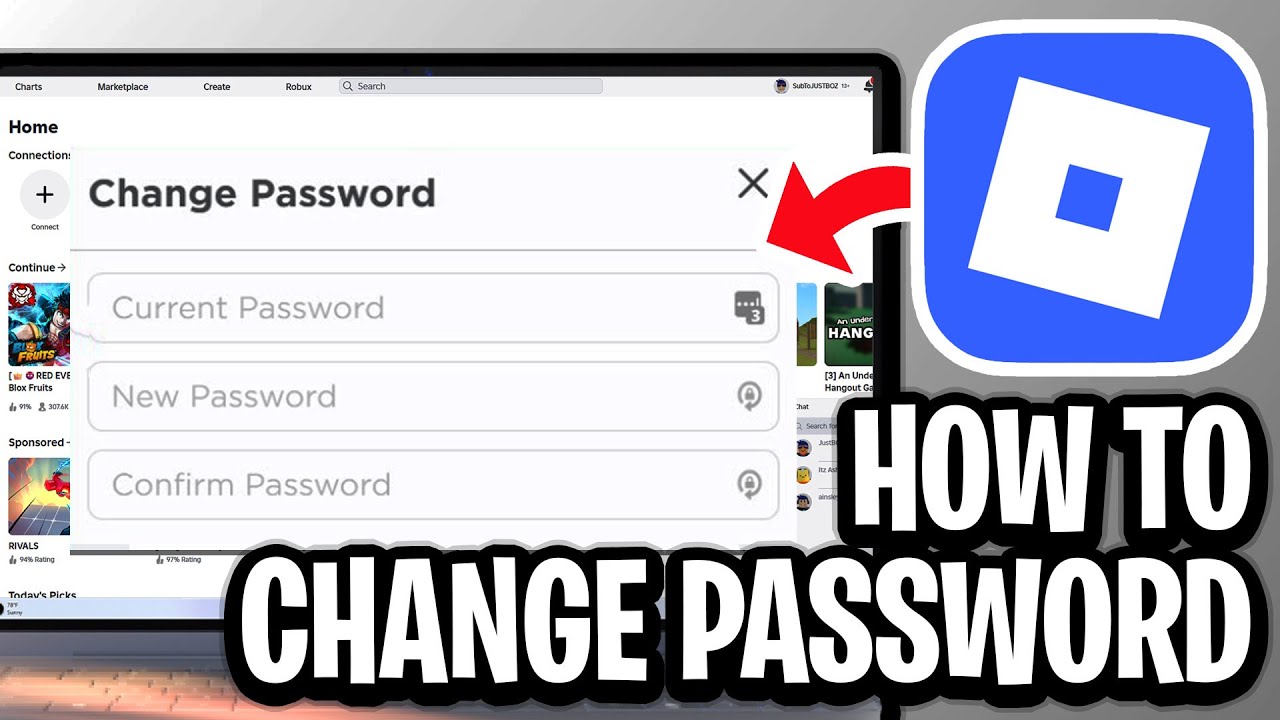 How To Change Password In Roblox (Change Roblox Password) - Full Guide ...