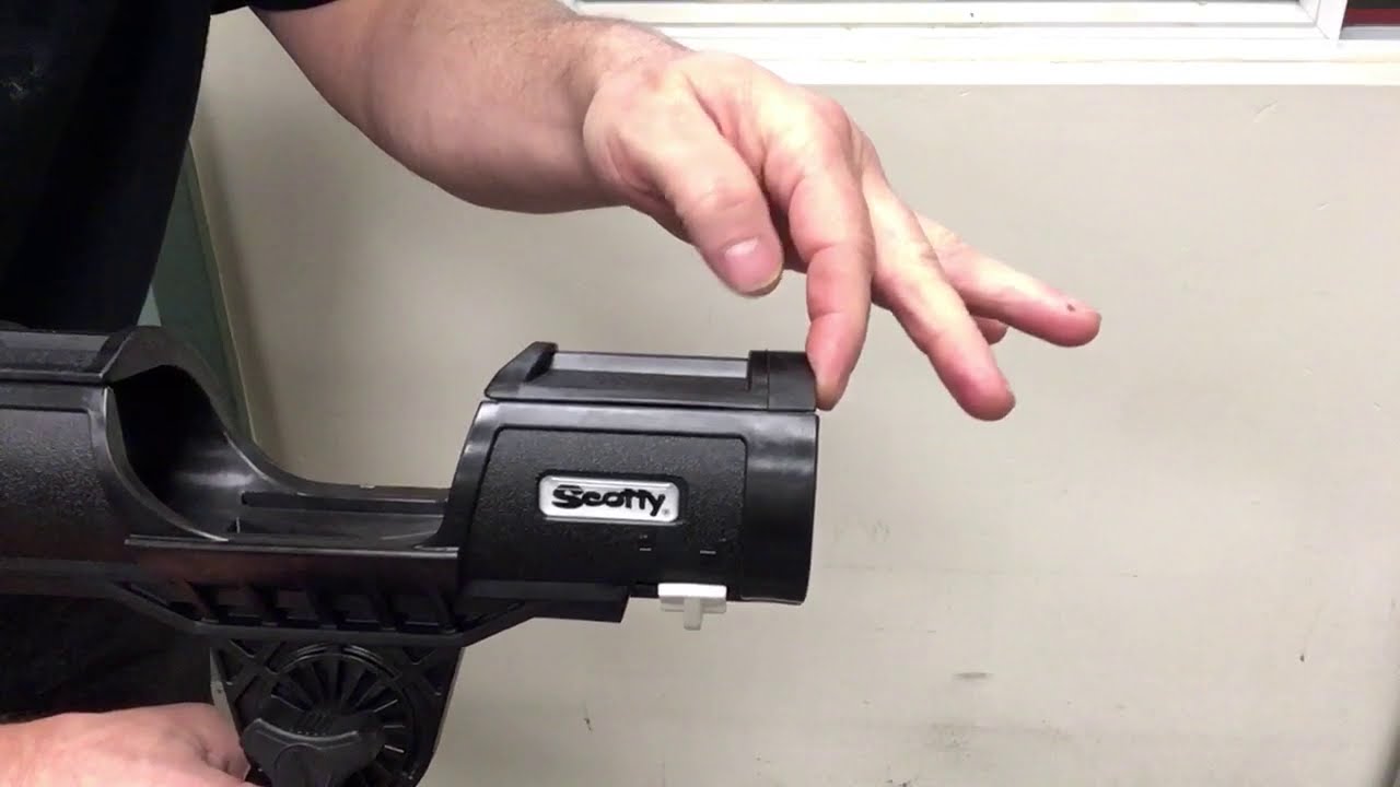 Scotty Orca Rod holder How to open - YouTube