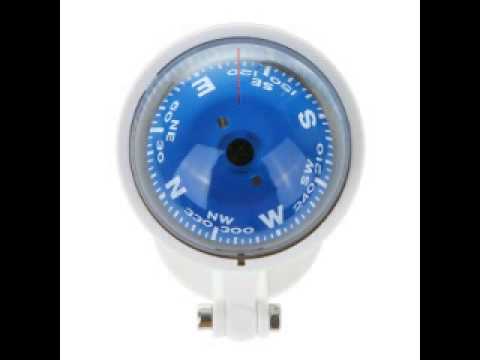 Mini Compass Dashboard Dash Mount Marine Boat Truck Car White - YouTube