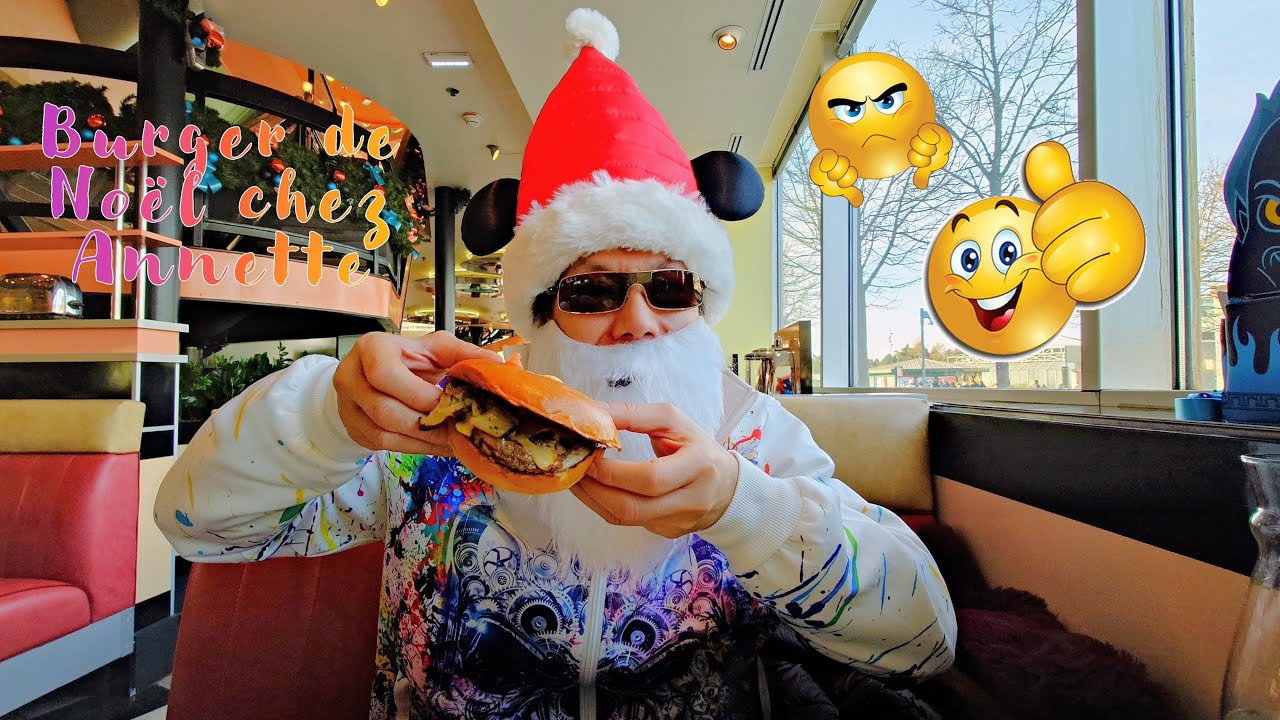 Schizo Punk a-t-il aimé le burger de Noël chez Annette ? - YouTube
