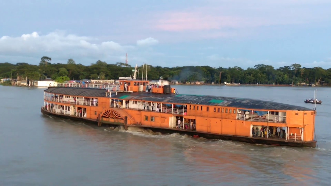 P.S.MASUD || BANGLADESHI PADDLE ROCKET STEAMER || Barishal Ghat - YouTube