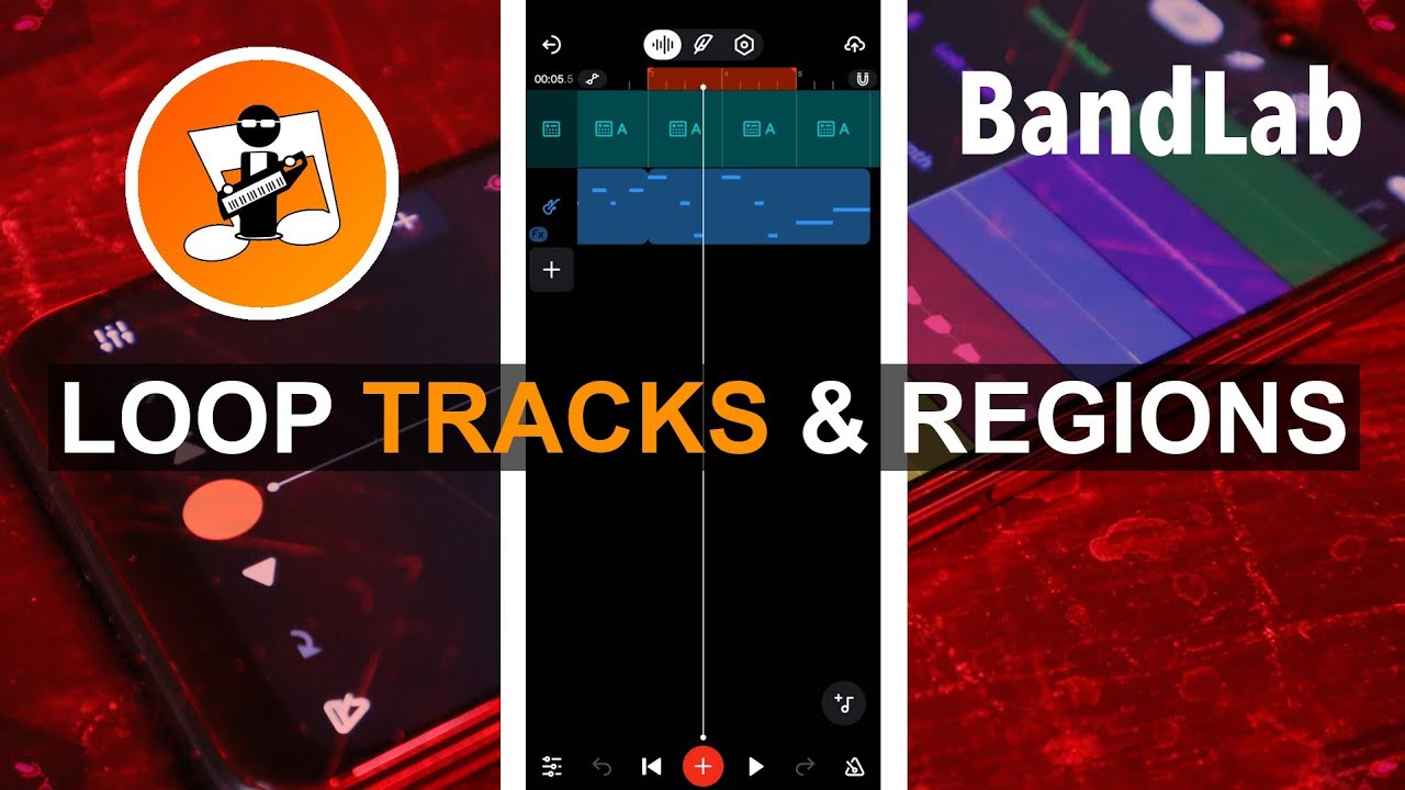 How to loop a track or region in Bandlab - YouTube